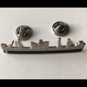 Accessories | 3 Historic Navy Class Of Ship Pins | Poshmark